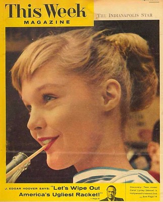 This Week Magazine August 25 1957 Carol Lynley Blue Denim Pepsi Advert ...