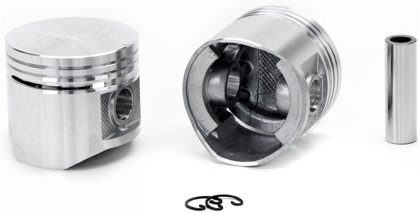 SILVOLITE Cast Flat Top Pistons Set/8 for Ford Mercury 292 Y-block V-8 ...