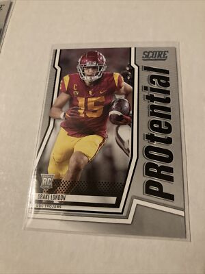 2022 Score Football PROtential Drake London Rc | eBay