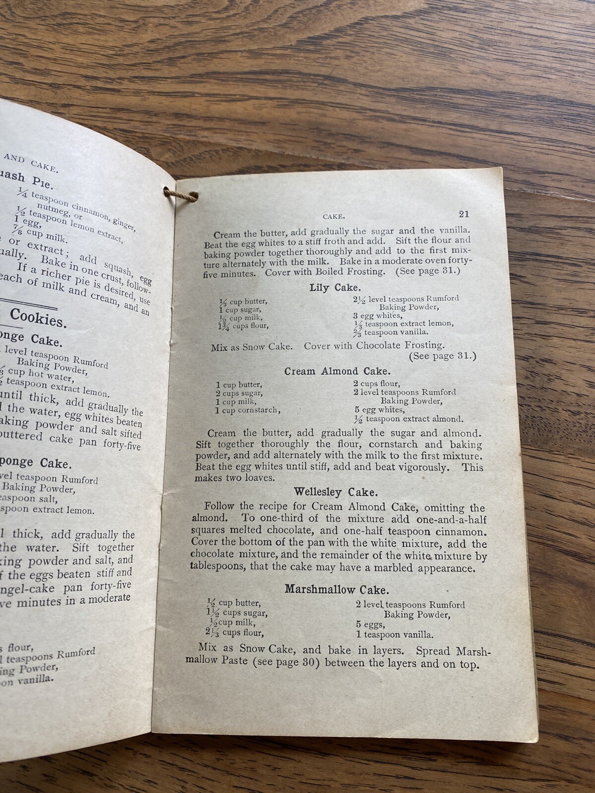 Vintage Rumford Cook Book Recipe Baking Powder Cookbook Early 1900s | eBay