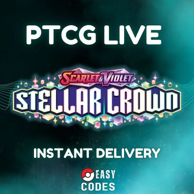 Stellar Crown Codes Booster Pokemon TCG Live Pack Instant delivery | eBay
