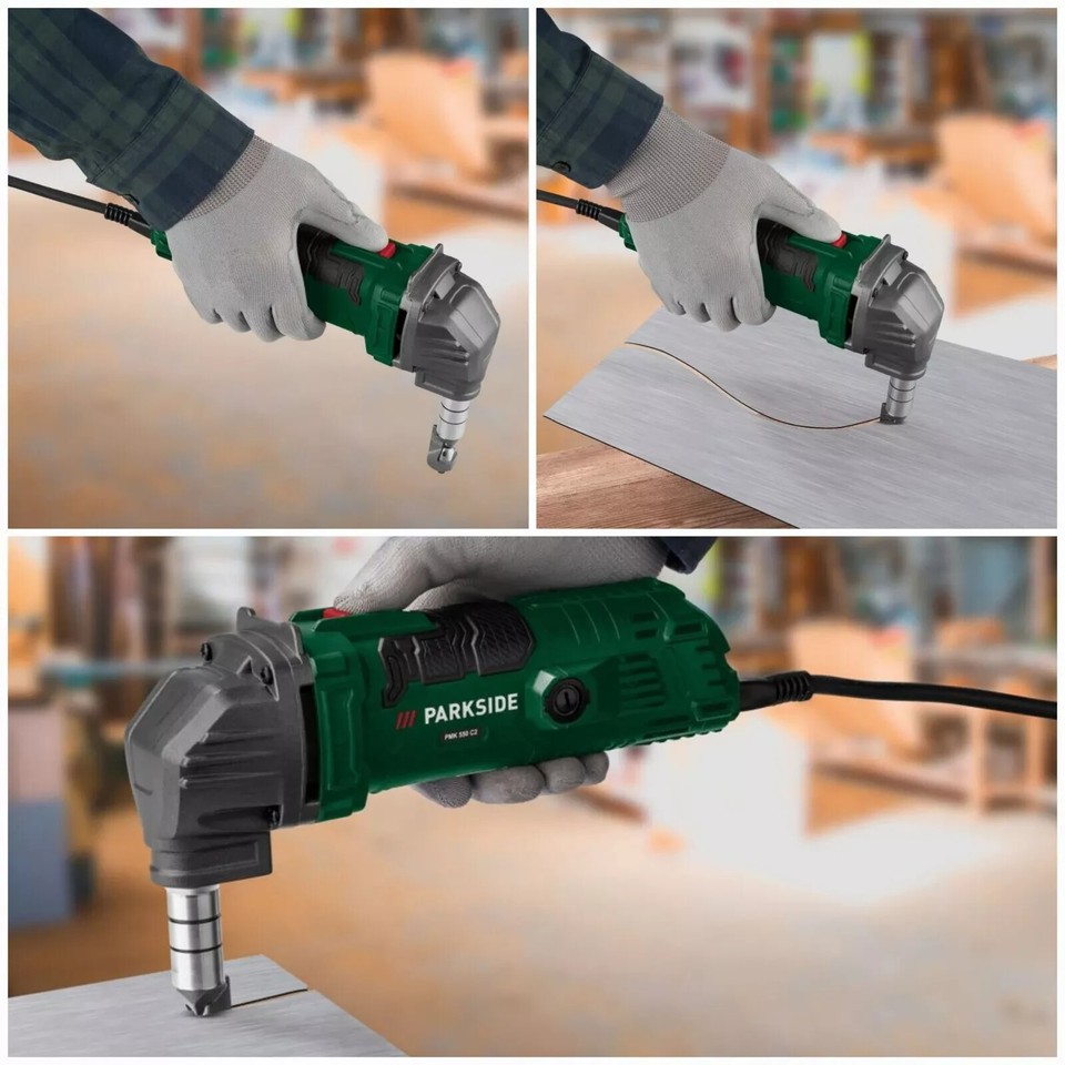 Parkside 550W Nibbler Cutter For The Precise Cutting Metal & Sheet ...
