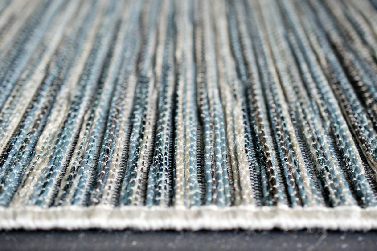 TEAL BLUE CREAM Kitchen Utility Runner Rug Sisal like Durable IN & OUT ...