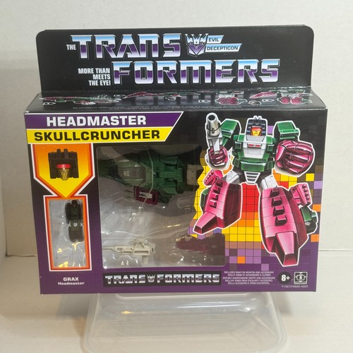 Transformers G1 Decepticon Headmaster Skullcruncher Figure Transforming ...