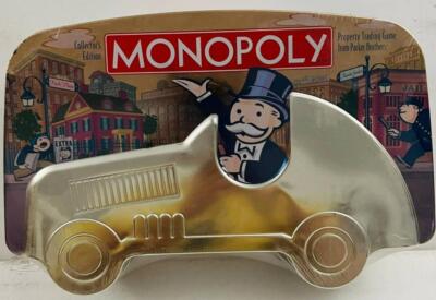 Vintage Monopoly Collector's Edition Tin Car Box 2001 Board Game New ...
