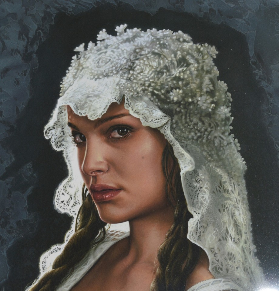 Jerry Vanderstelt Star Wars Fine Art Print Giclee Padme Amidala Wedding ...