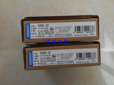 1PCS Omron H3DK-S2 H3DKS2 Timer 24-240VAC/DC In Box -New Free Shipping ...