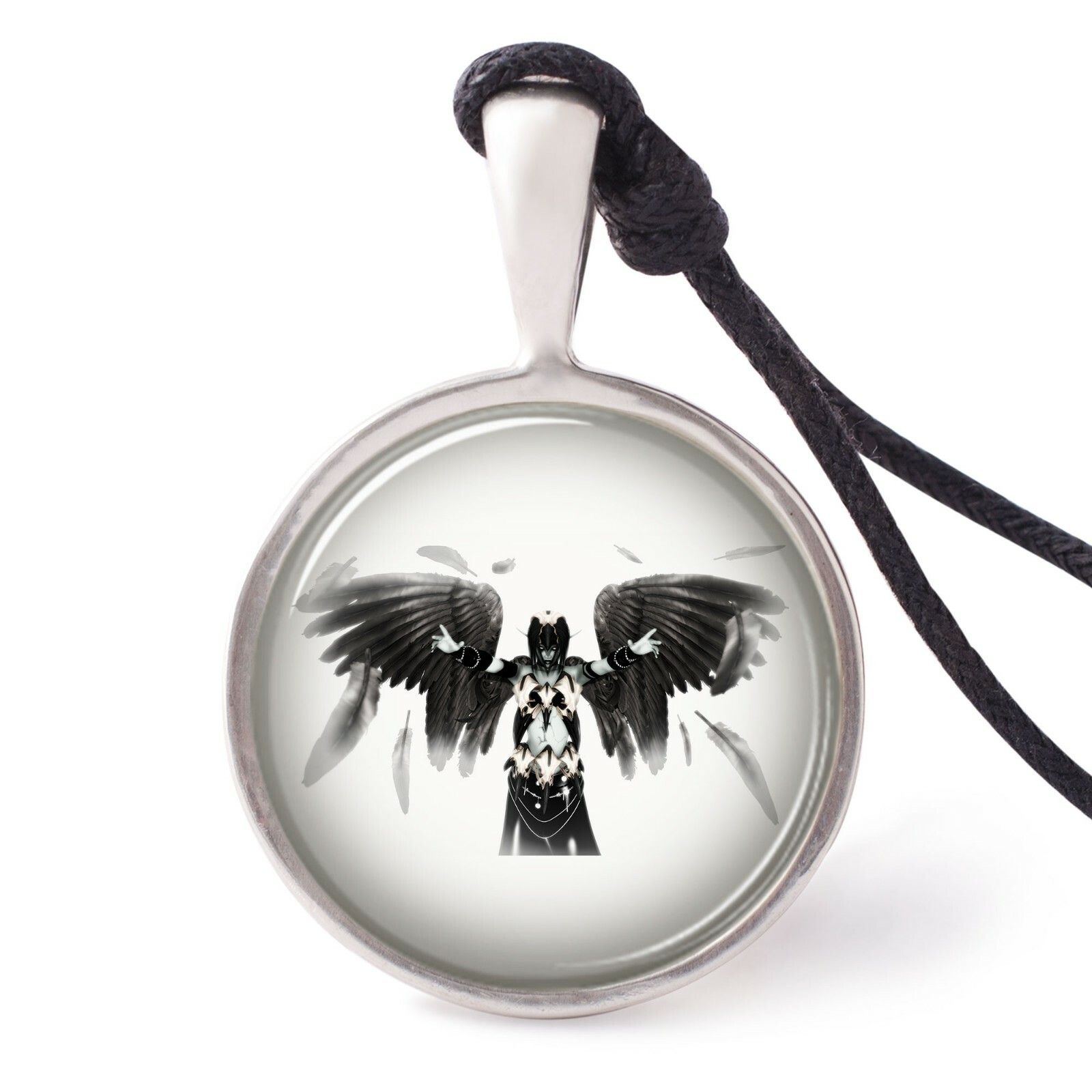 Fallen Angel Necklace Pendants Pewter Silver Jewelry JNP | eBay