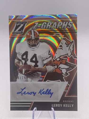 Leroy Kelly 2023 Panini Zenith Z-graphs Autograph 28/199 Cleveland ...