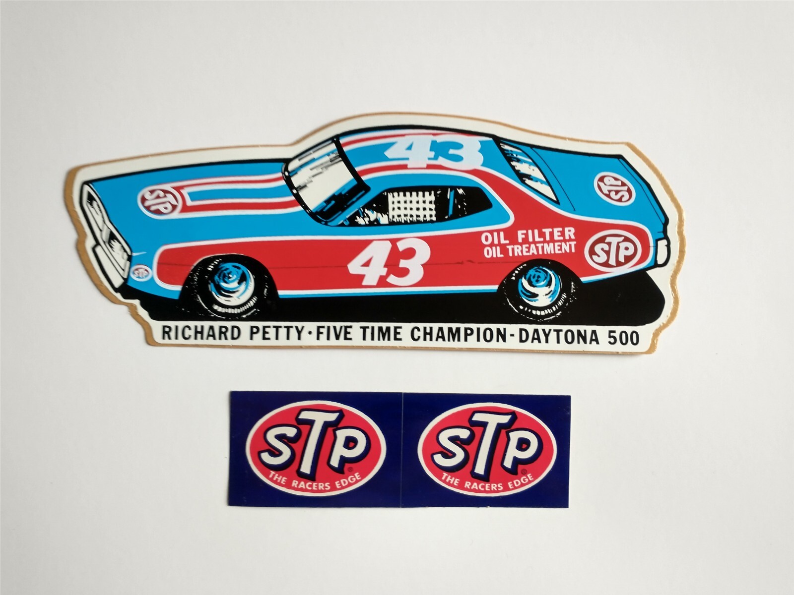 2x Lot of Vintage Richard Petty STP Decal Stickers 8.25" X 3" | eBay