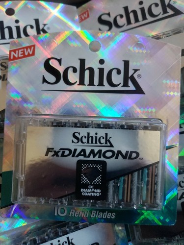 10 Schick FX Diamond blades fit Tracer Sport Razor Cartridges Refills ...