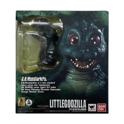 S.H.MonsterArts Little Godzilla and Crystal Action Figure Bandai Japan ...