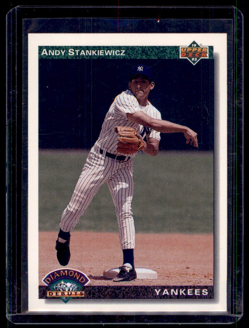 1992 Upper Deck Andy Stankiewicz Rookie New York Yankees #779 1043a | eBay