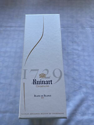 Ruinart Champagne Bruit Box BLANC DE BLANCS (empty BOX ) | eBay UK