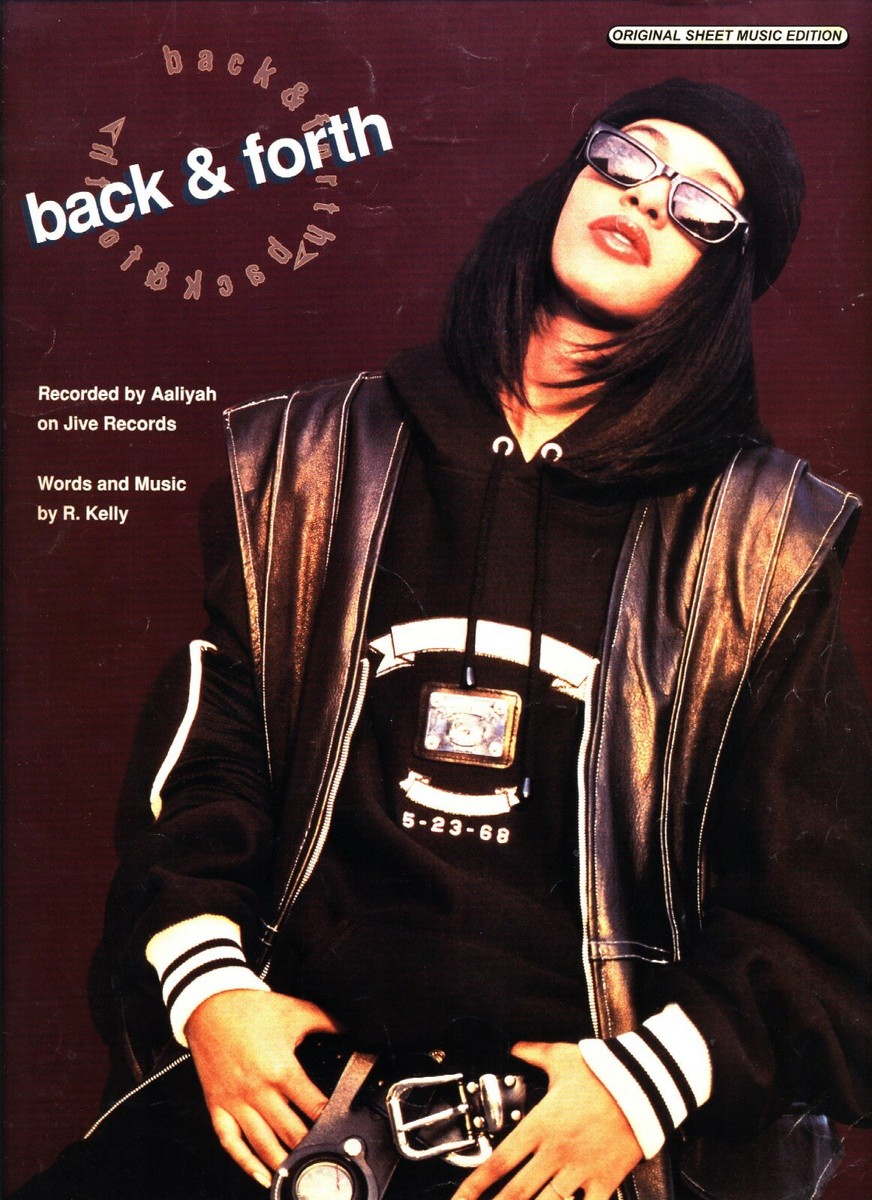 Aaliyah Back And Forth Aaliyah Back Forth Album Cover T Shirt Black