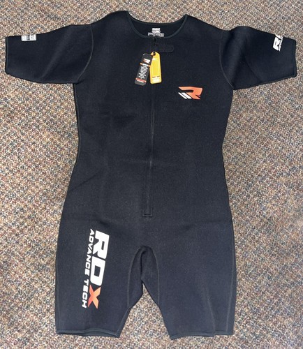 RDX Sports Clothing Neoprene Dangri - Black XL Sauna Slimming Suit NWT ...