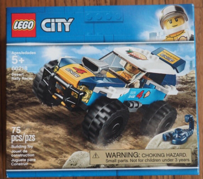 LEGO City Desert Rally Racer Set (60218) Building Kit 75 Pcs Retired ...