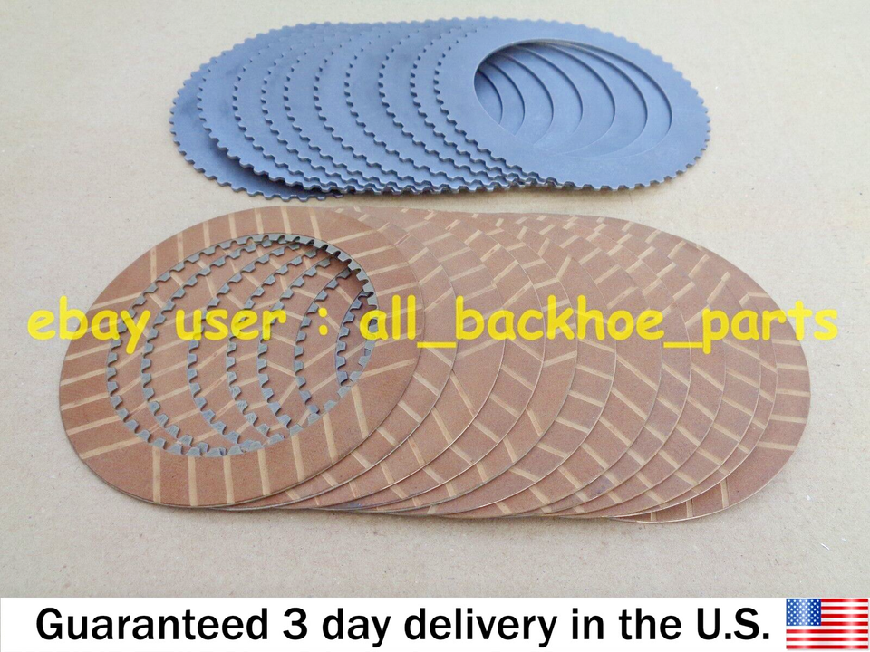 JCB BACKHOE - TRANSMISSION FRICTION & COUNTER PLATES 12+10 (445/03205 ...
