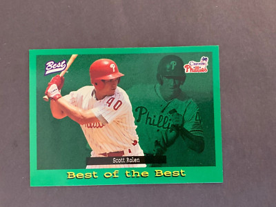1995 Classic Best of the Best Scott Rolen Rookie Card RC Phillies #105 ...