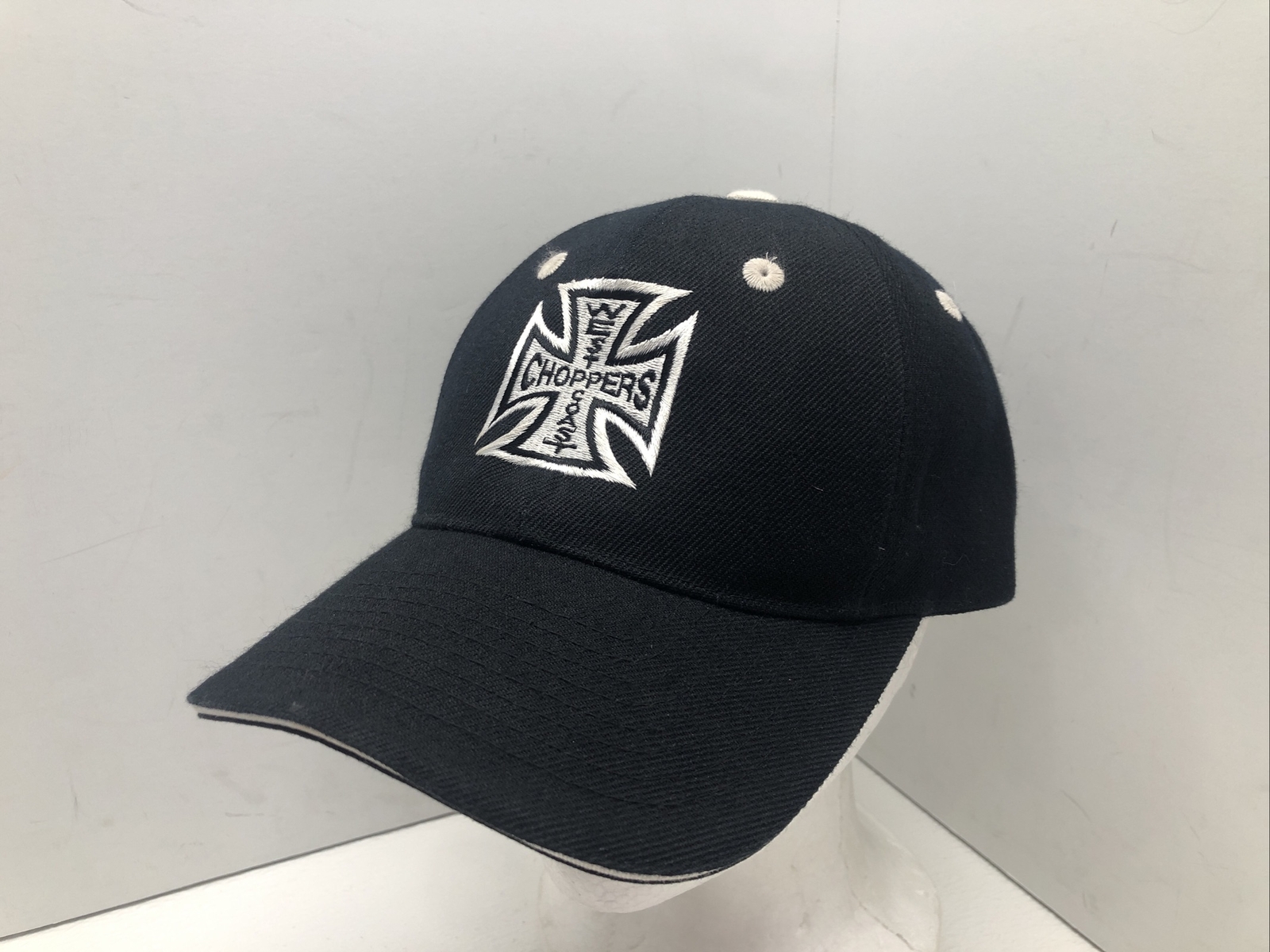 West Coast Choppers Baseball Cap Black White Embroide… - Gem