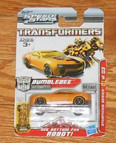 HASBRO SPEED STARS TRANSFORMERS BUMBLEBEE DIE CAST CAR | eBay