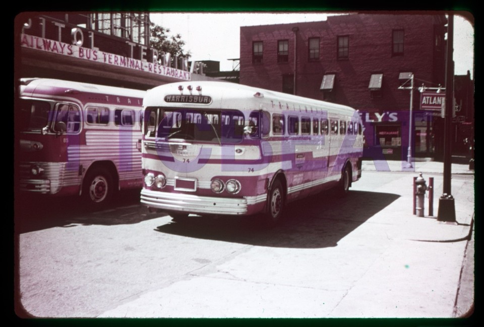 2 TRAILWAYS BUS SLIDES: GM PD-4104 & PD-4104 (DUPLICATES) | eBay