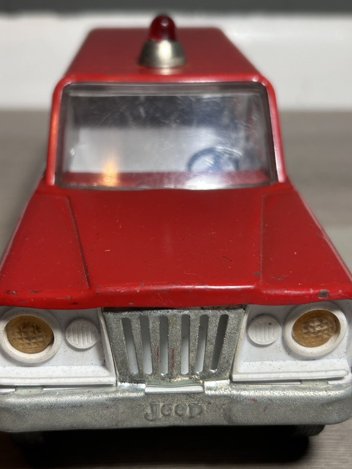 Vintage 1966/68 Tonka Red Fire Chief Jeep Wagoneer Vintage Clean | eBay