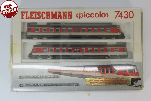 N Gauge Fleischmann 7430 2 Car DMU Railcar DB | eBay UK
