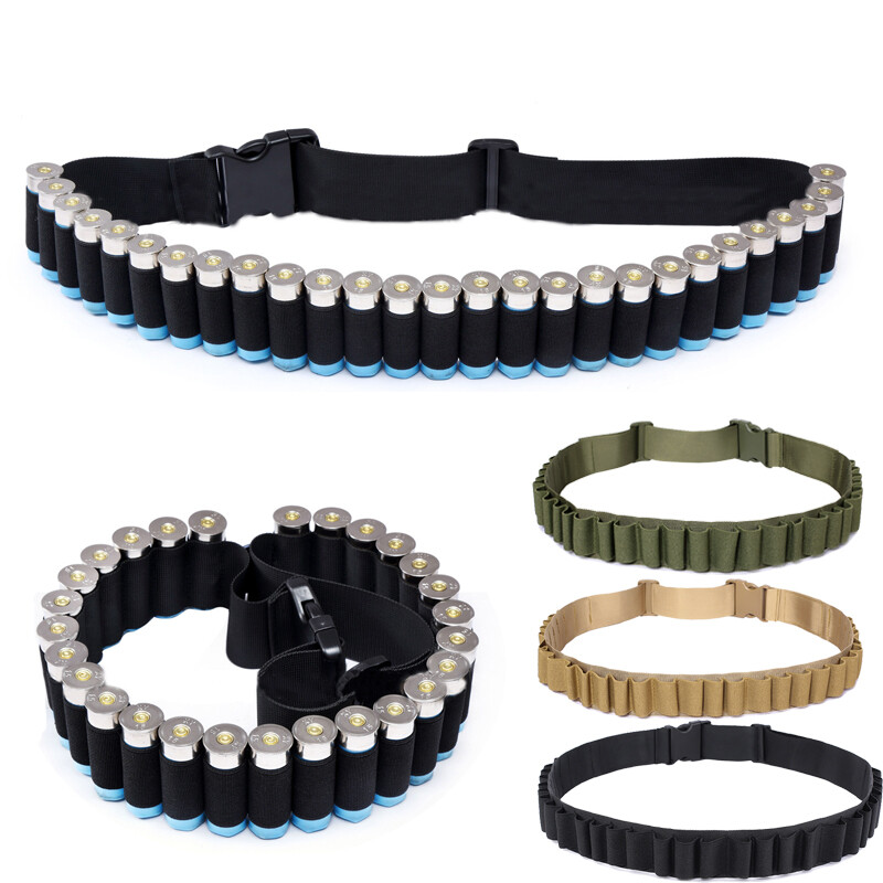 Men's Shotgun Shells Bandolier Belt Bullet Storage Belt Cross-body ...