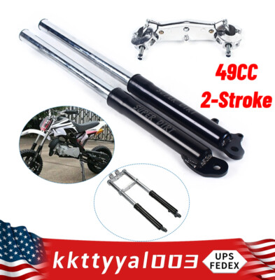 49CC Mini Bike Front Fork Shocker Small Triple Dirt Pit Pro Trail ...