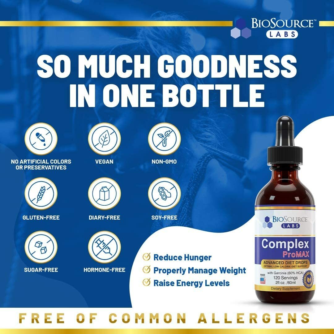 BioSource Labs Complex ProMAX Premium Diet Drops - 2 oz Bottle | eBay