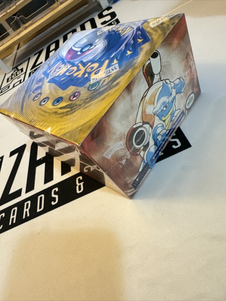 Pokemon Base Set Unlimited Booster Box GREEN WING CHARIZARD Sealed ...