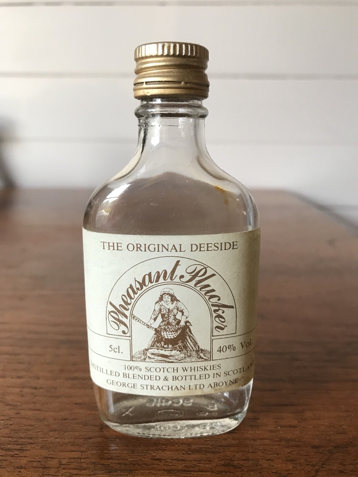 Vintage Collectable Scotch Whisky Pheasant Plucker Miniature Bottle ...