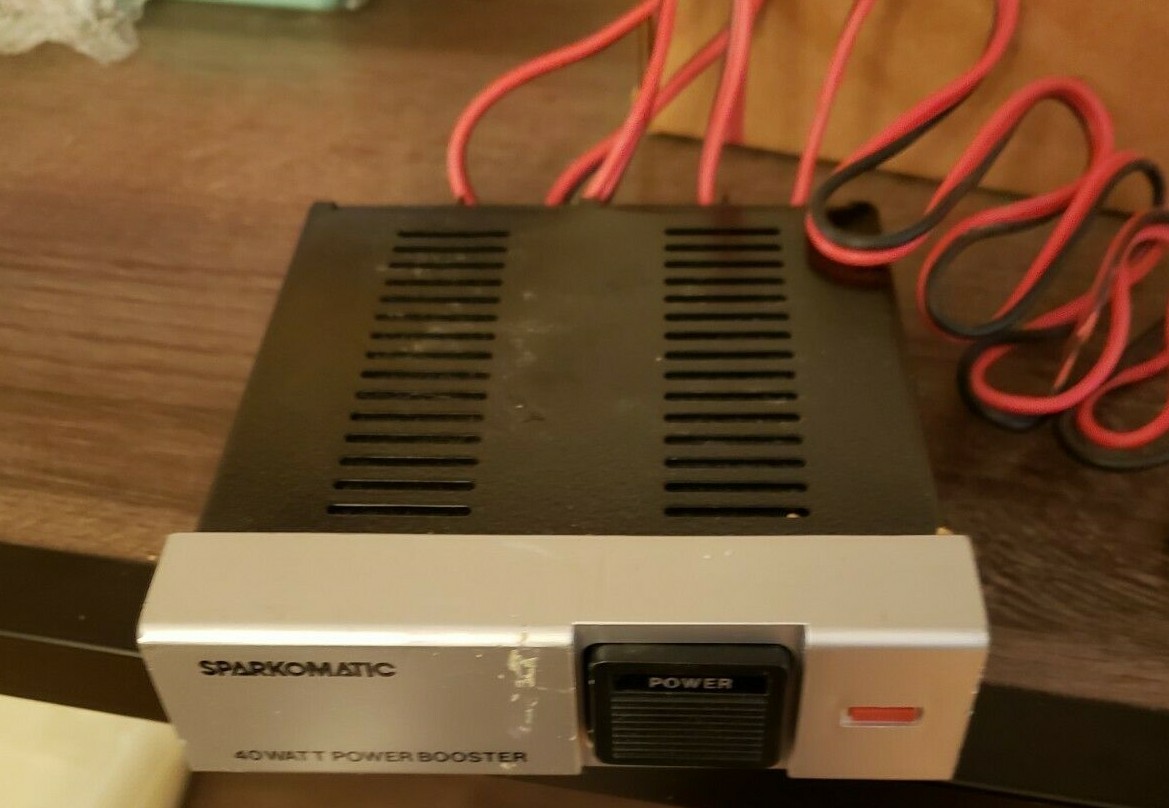 LOT of 2 Sparkomatic LC52 Car Stereo 40 Watt Power Booster Full Range ...