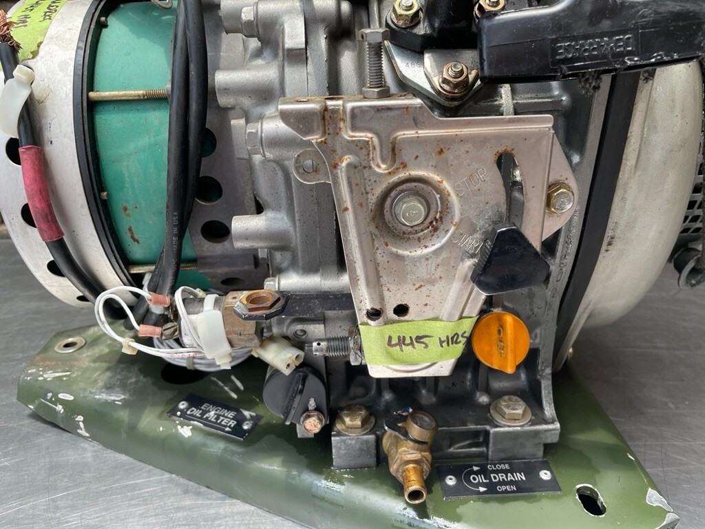 445HR YANMAR L70AE, L70 ENGINE 4.9kw w/ Starter, Muffler, Generator MEP ...