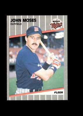 1989 Fleer Baseball - #121 John Moses : Minnesota Twins | eBay