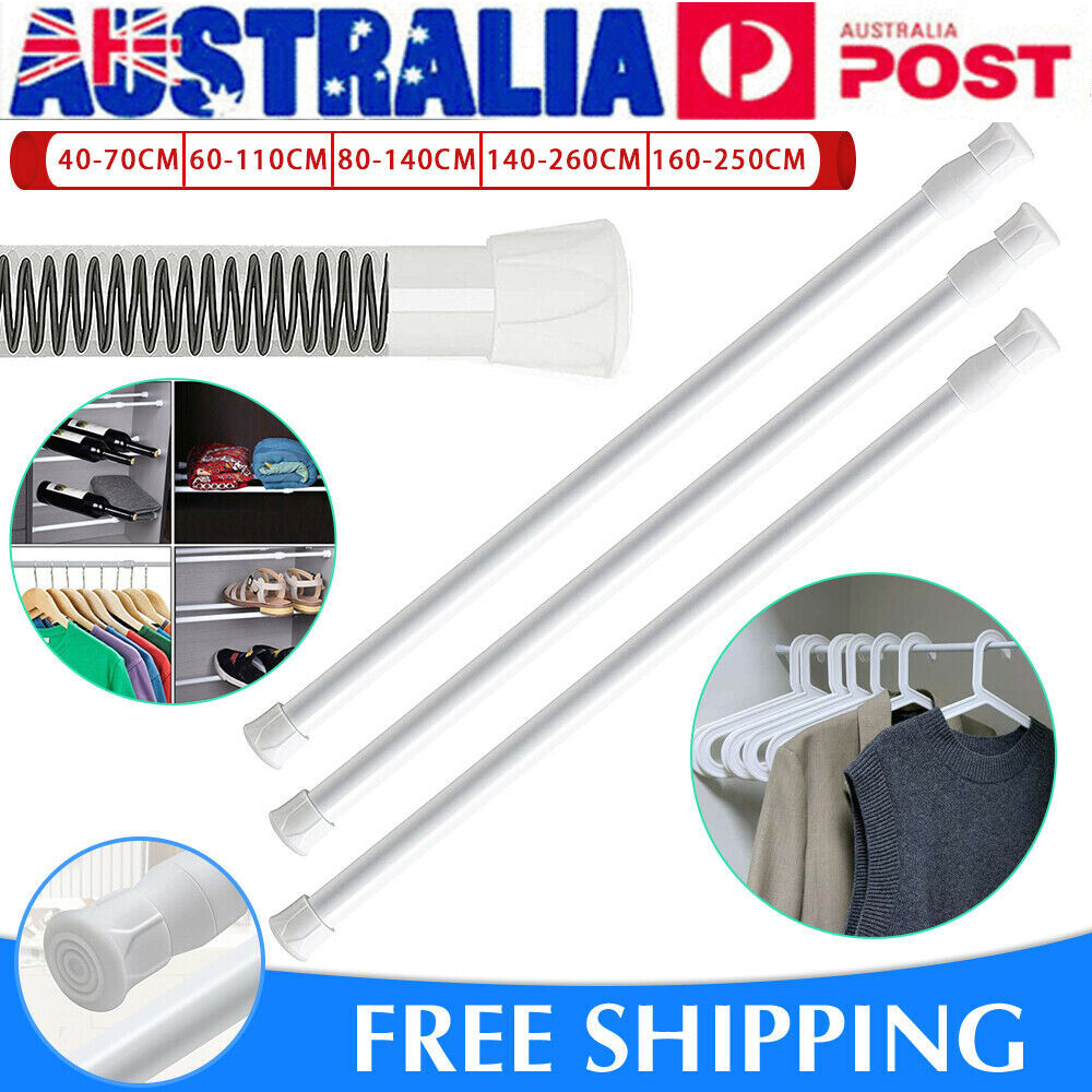 Curtain Rods Spring Loaded Mini Tension Rod Spring Loaded Curtain