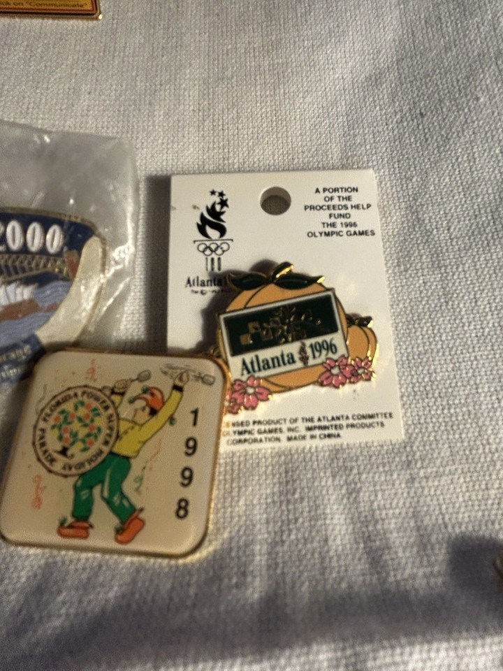 Enamel & Metal Pins Vintage Variety Olympic Game Pins Lot | eBay