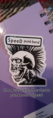 Logo For The Australian Hard Core Punk Band Speed Sticker | eBay