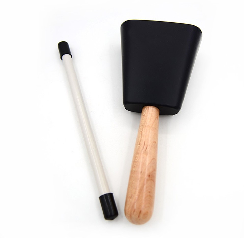 Metal Steel Cowbell Mallet With Stick Drum Percussion Instrument ...