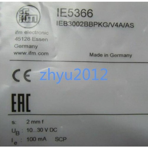 IFM IE5366 1PC New Proximity Switch Sensor Free Shipping | eBay