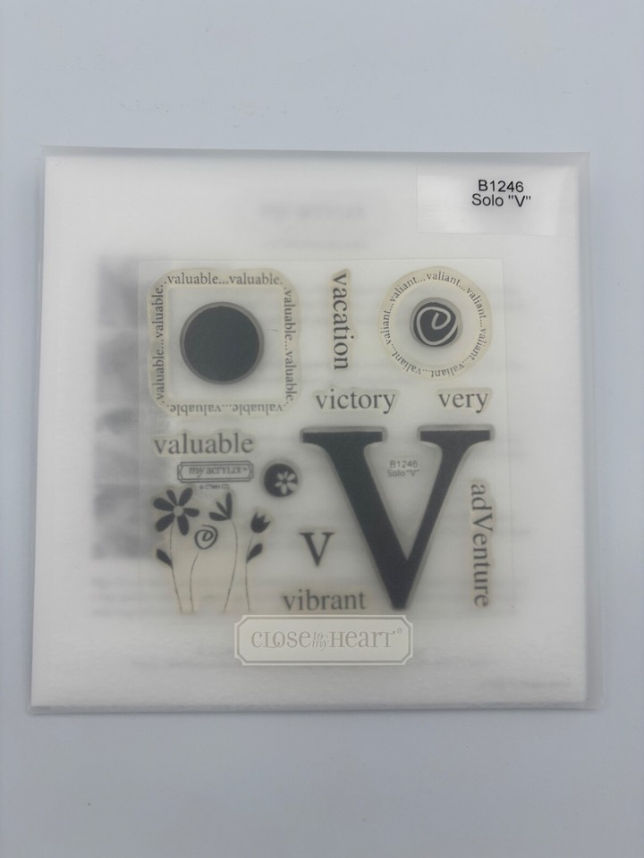 Close To My Heart Stamps ~You Chose. CTMH My Acrylix Stamps | eBay