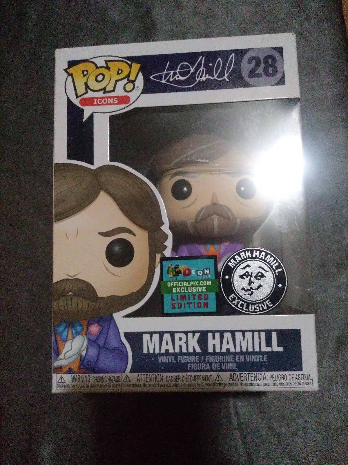 Funko Pop! Icons Mark Hamill (As Joker) #28 Designer Con Exclusive DCON ...