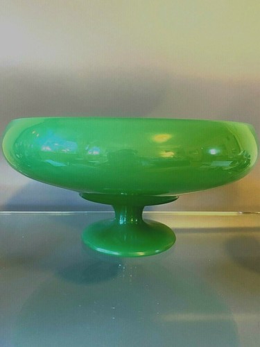 Vintage Fenton Jade Green Jadeite Compote | eBay