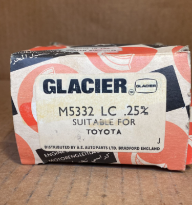 Glacier Engine Main Bearings - #M5332LC-.25 / 5M1697 - Fits Toyota ...