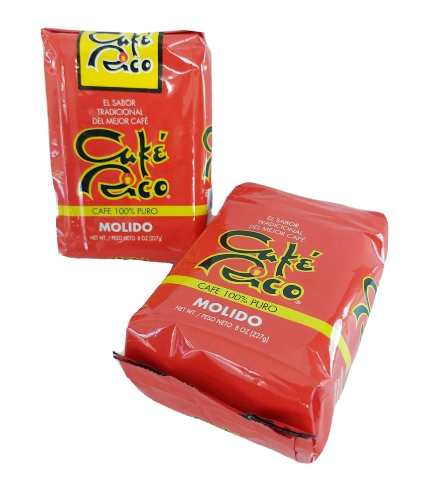 CAFE RICO COFFEE OF PUERTO RICO RICH COFFEE 100% PURE (2PKS-8oz.) | eBay