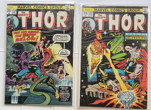 THOR #230 AND #232 -1974 - MARVEL COMICS | eBay
