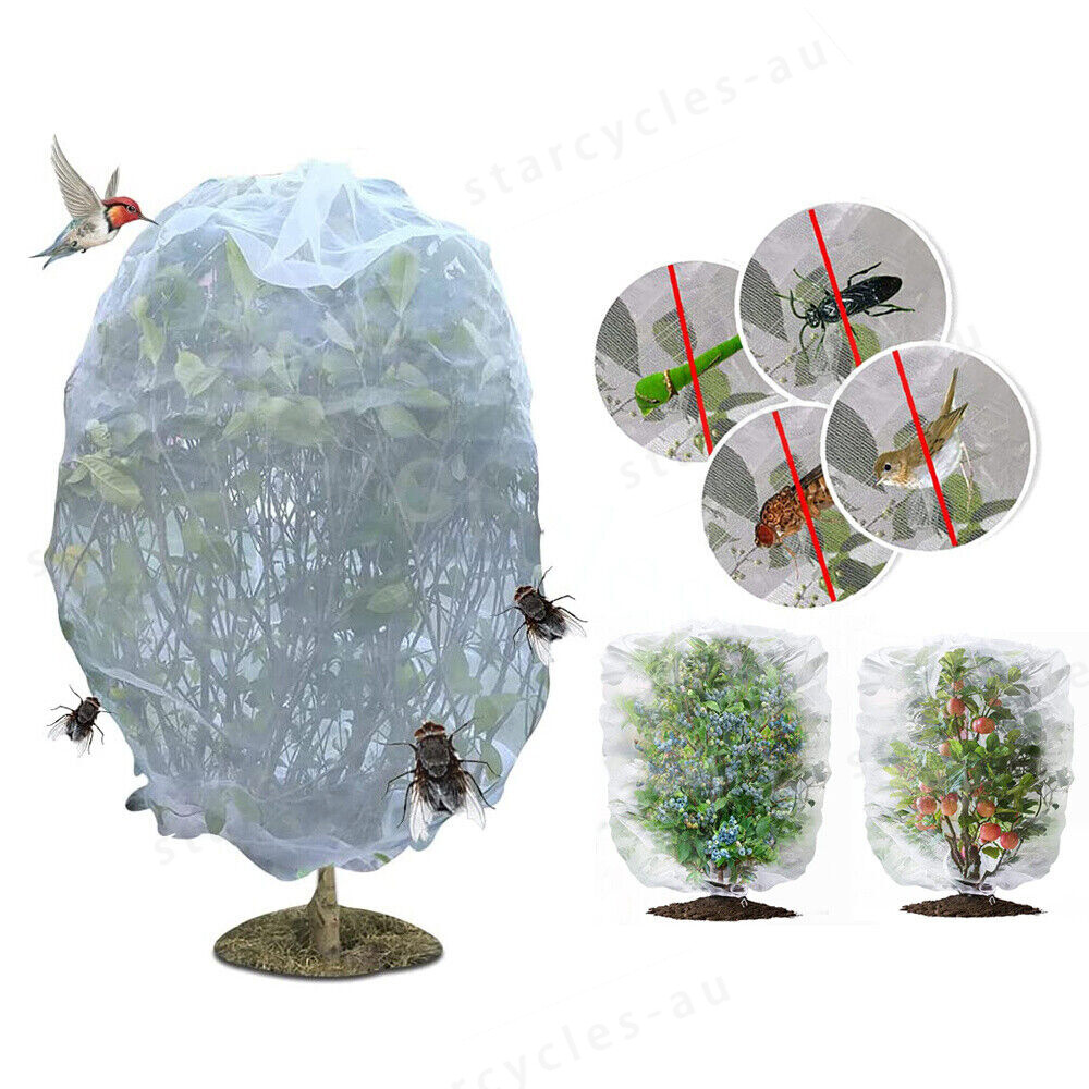 1-5x Fruit Tree Netting Bag Garden Insect Net Mesh Vegetable Plant ...
