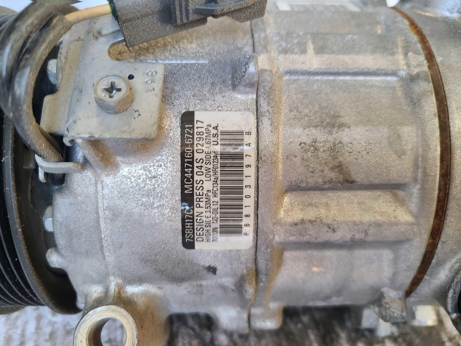 2015 2016 2017 Chrysler 200 AC Compressor 2.4L ONLY OEM 68103197AB | eBay