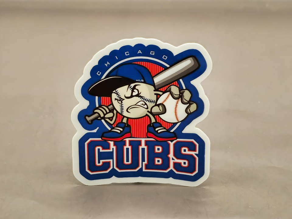 Chicago Cubs Stickers MLB Baseball Vinyl Decal Wrigley Field Cubbies ...